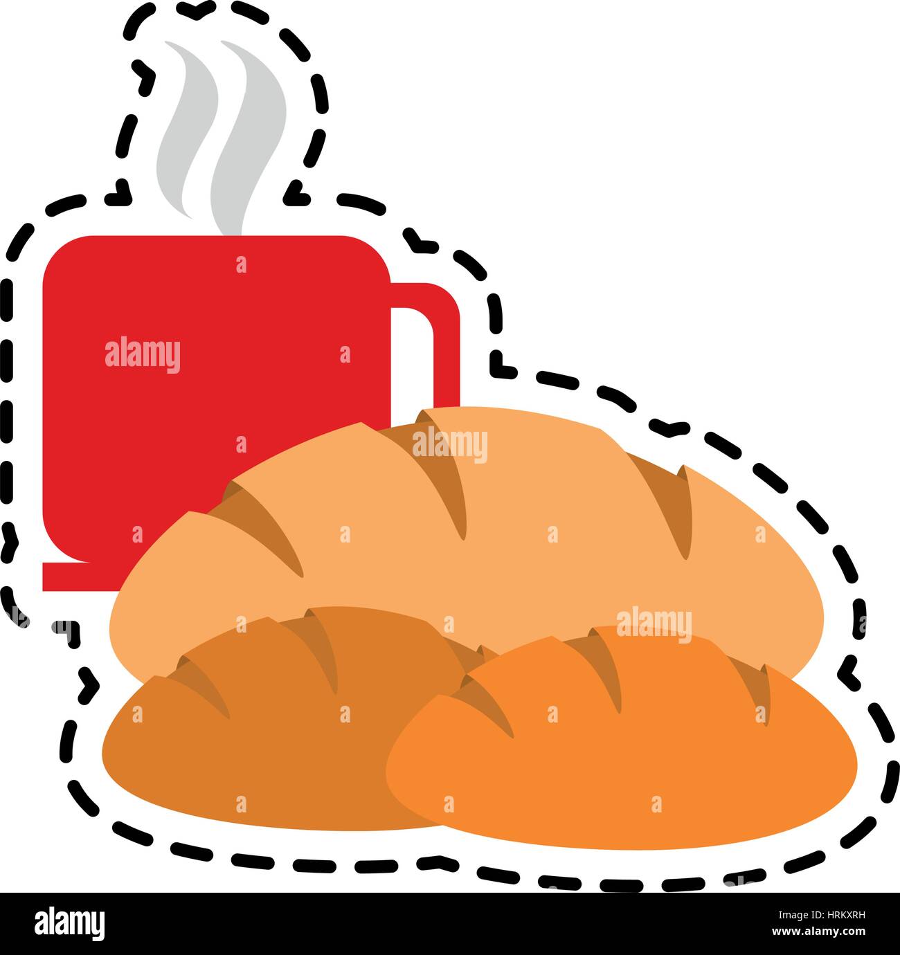 coffee and pastry icon image Stock Vector Image & Art - Alamy