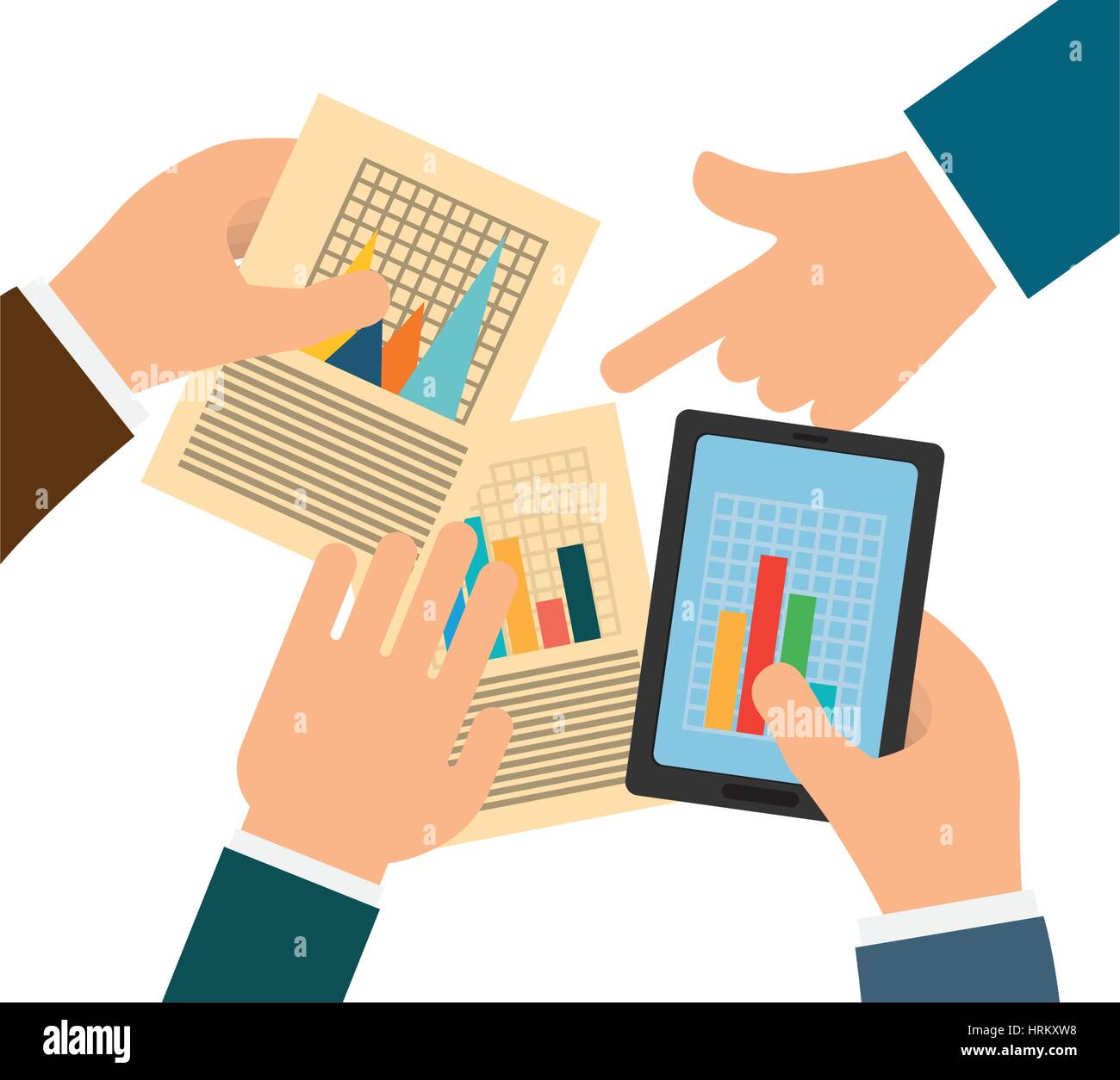 Report sheets Stock Vector Images - Alamy
