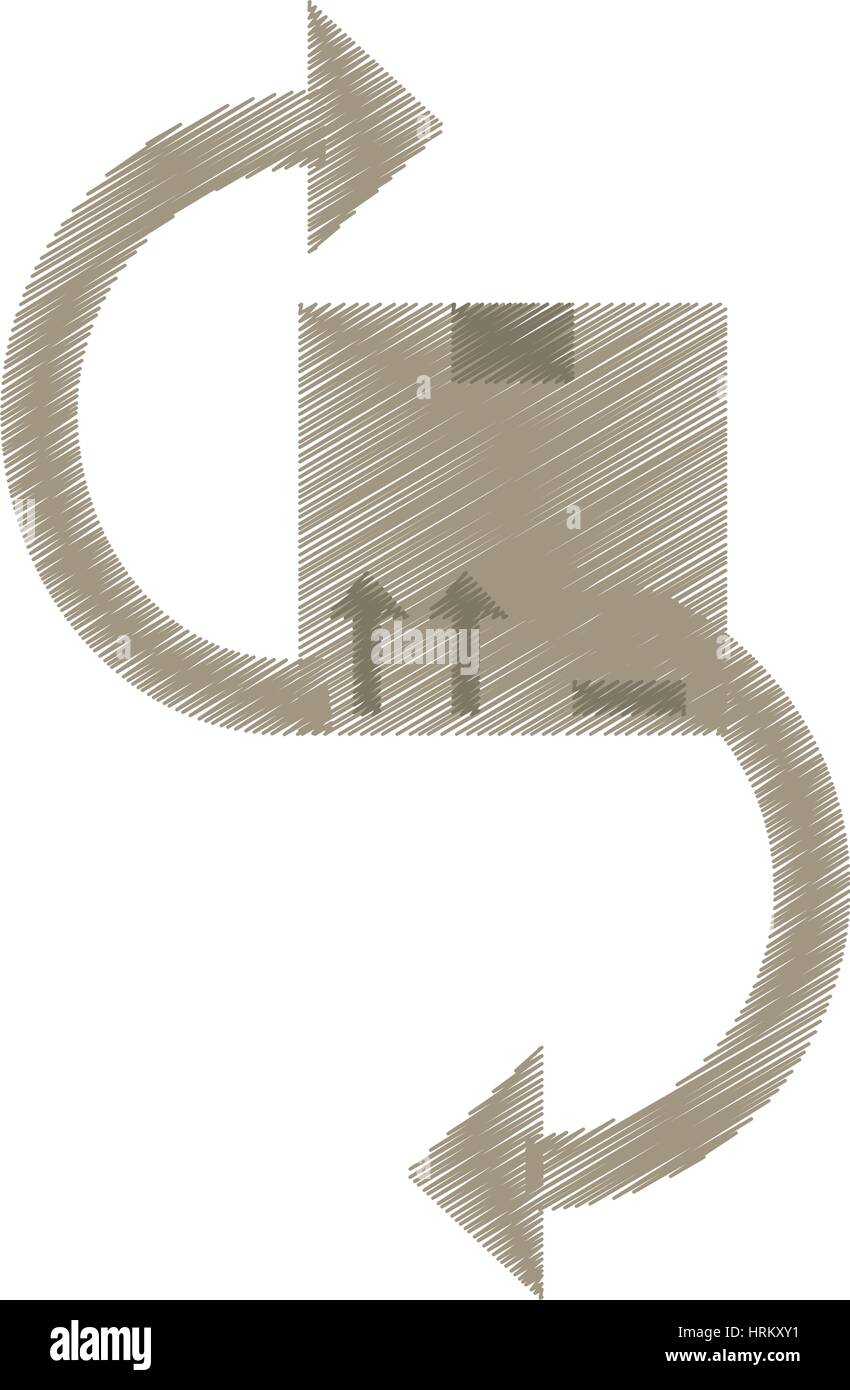 drawing delivery box fragile icon Stock Vector Image & Art - Alamy