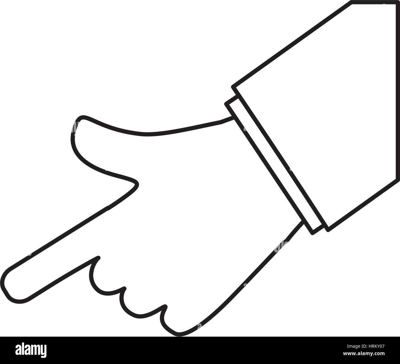 Hand indication sign Stock Vector Image & Art - Alamy