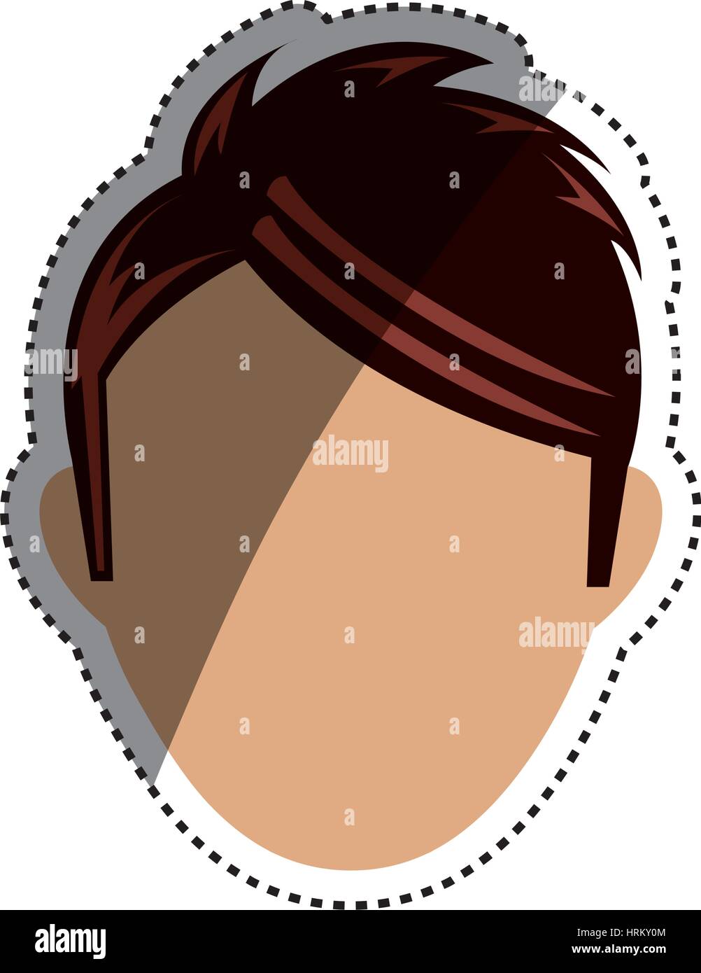 Man faceless head Stock Vector Image & Art - Alamy