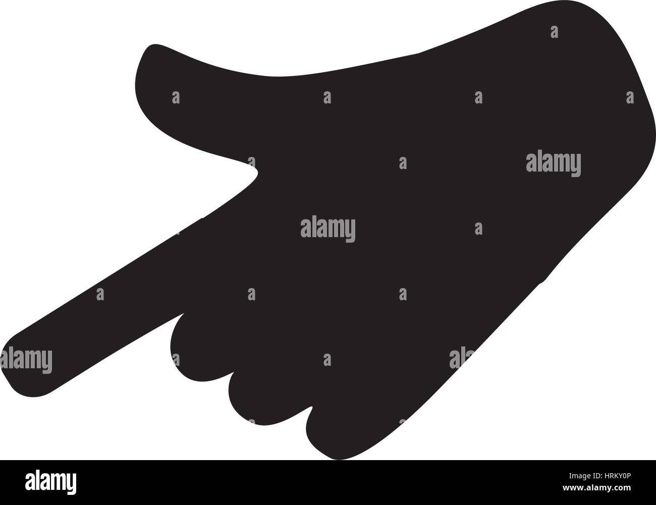 Hand indication sign Stock Vector Image & Art - Alamy