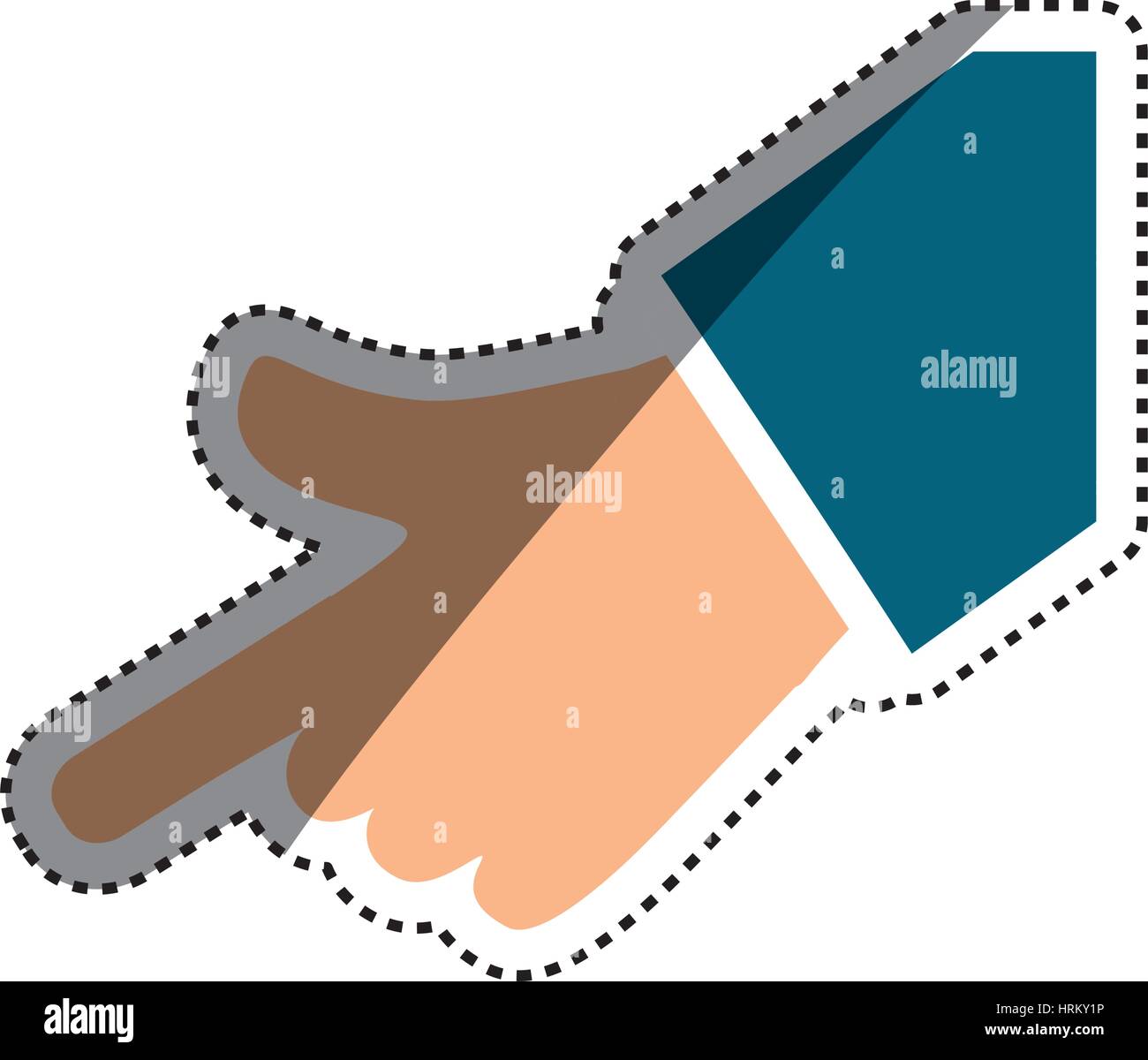Hand indication sign Stock Vector Image & Art - Alamy