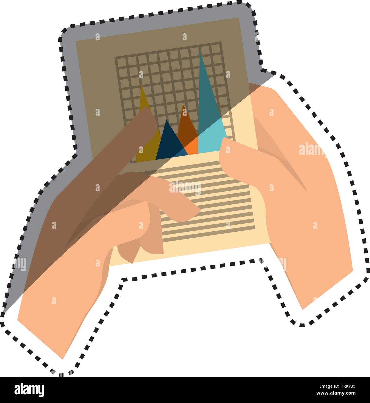 Statistics chart report Stock Vector Image & Art - Alamy