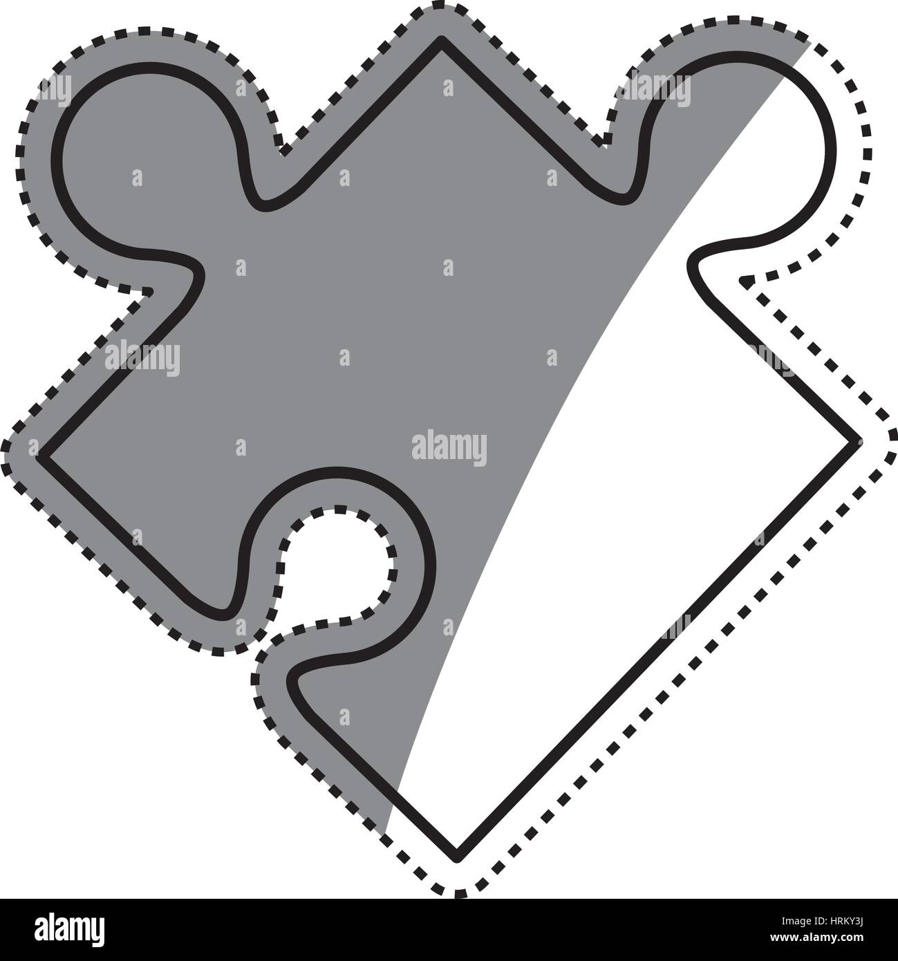 Puzzle piece symbol icon vector illustration graphic design Stock ...