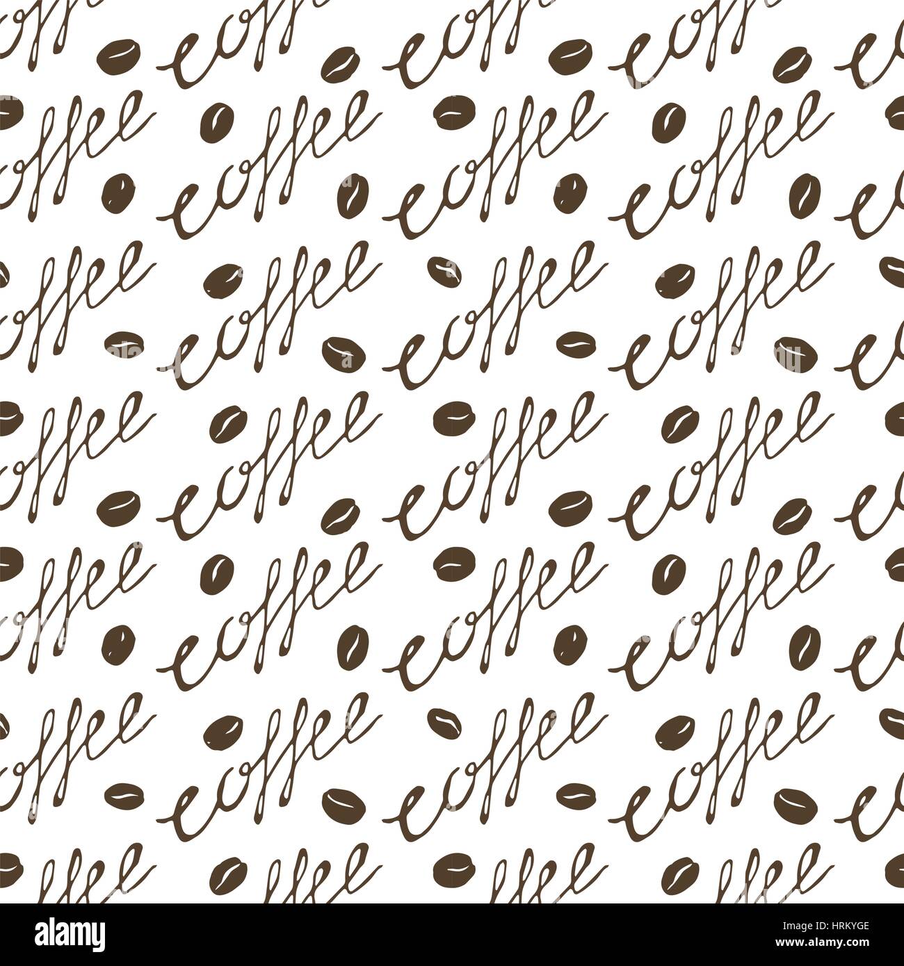 Coffee Seamless Pattern Stock Vector Image & Art - Alamy