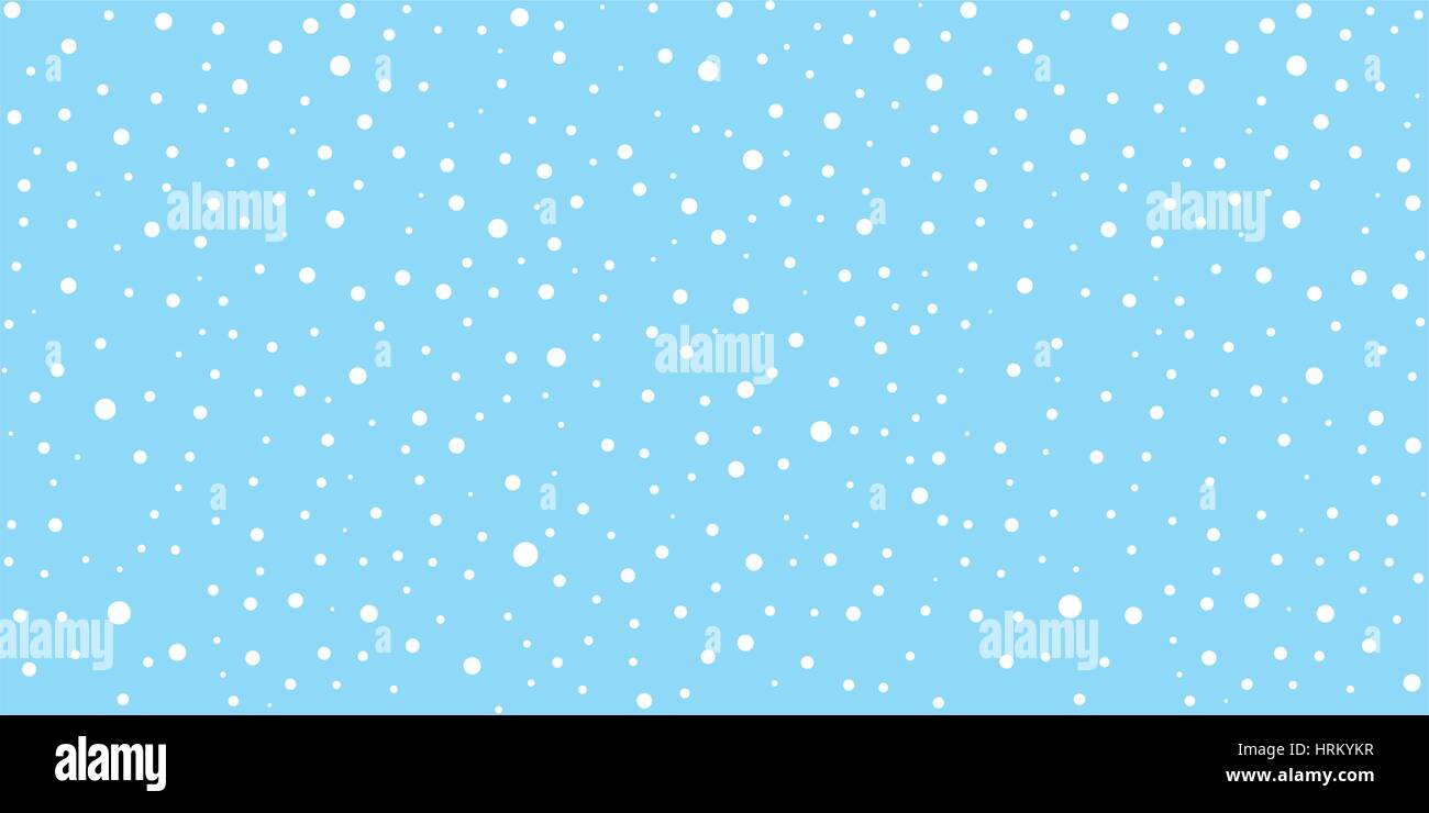 Snow Falling Seamless Pattern Christmas Background Stock Vector Image ...
