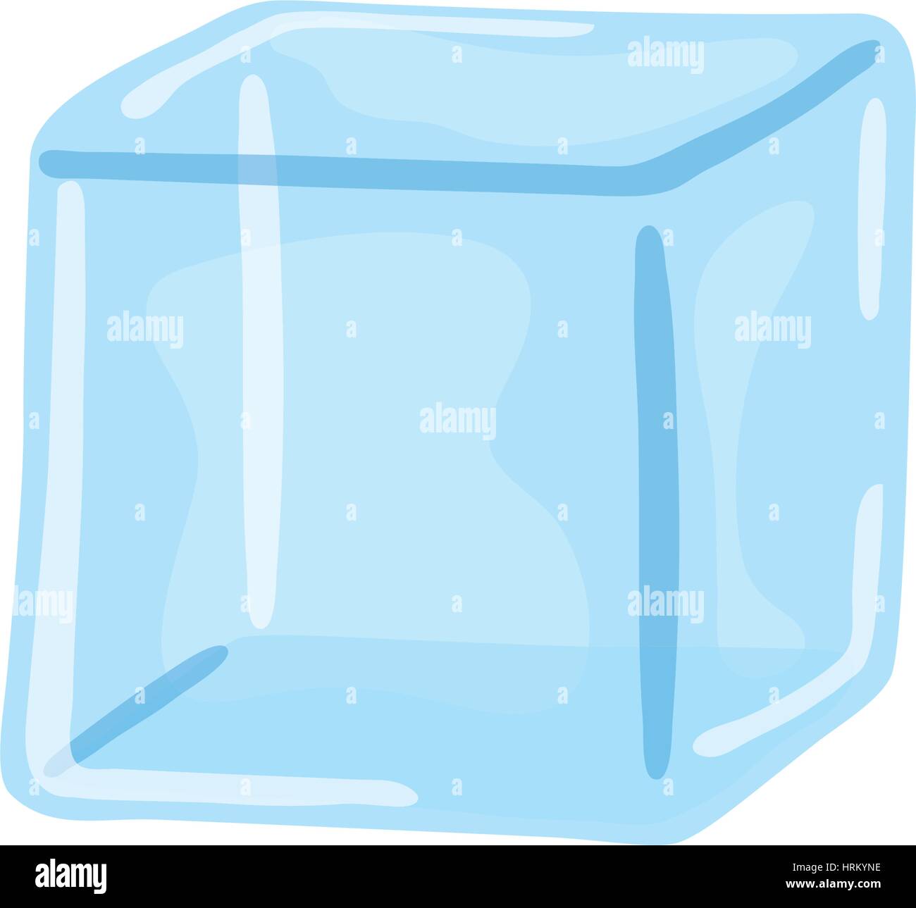 Water ice cube Stock Vector Image & Art - Alamy