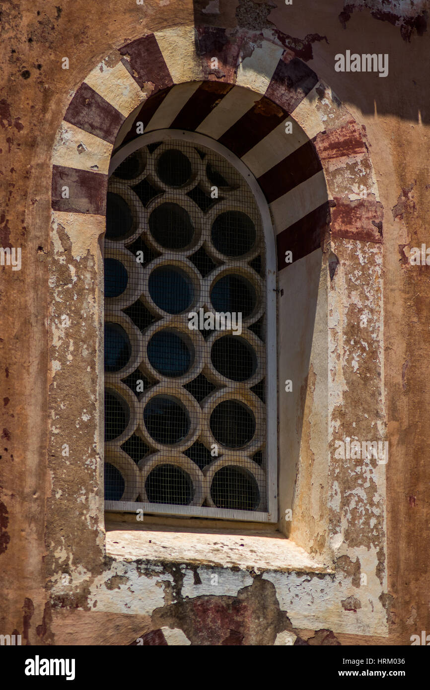 Beautiful greek windows Stock Photo - Alamy