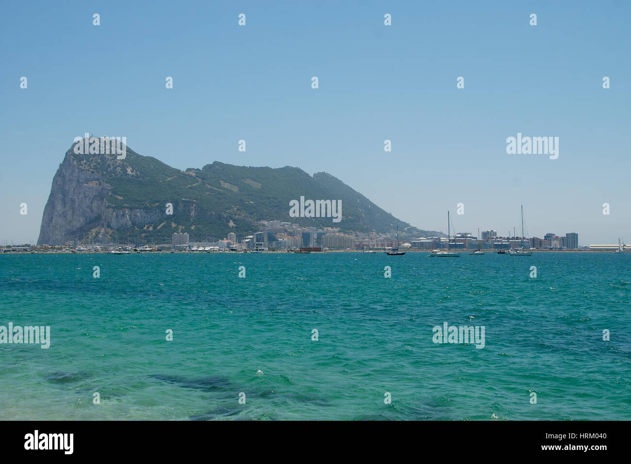 View of The Rock of Gibraltar Stock Photo - Alamy
