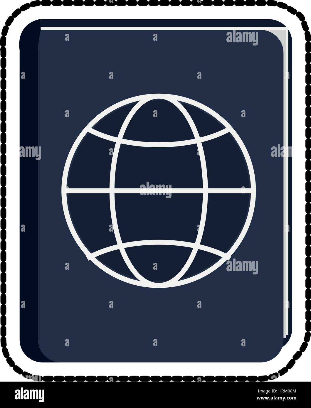 blue passport icon image Stock Vector Image & Art - Alamy