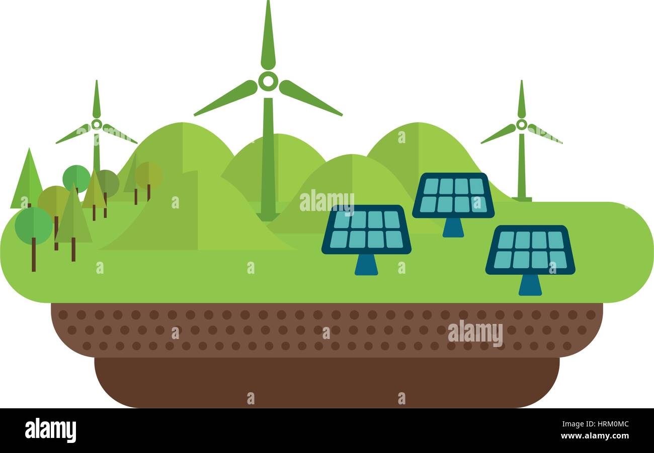 Green energy ecology Stock Vector Image & Art - Alamy