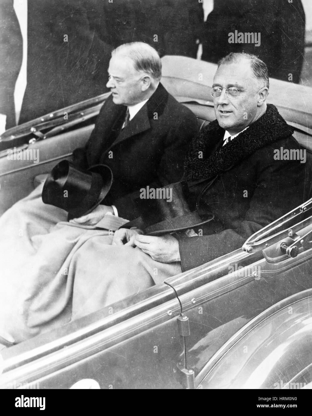 FRANKLIN D. ROOSEVELT (1882-1945) on his inauguration day as 32nd ...