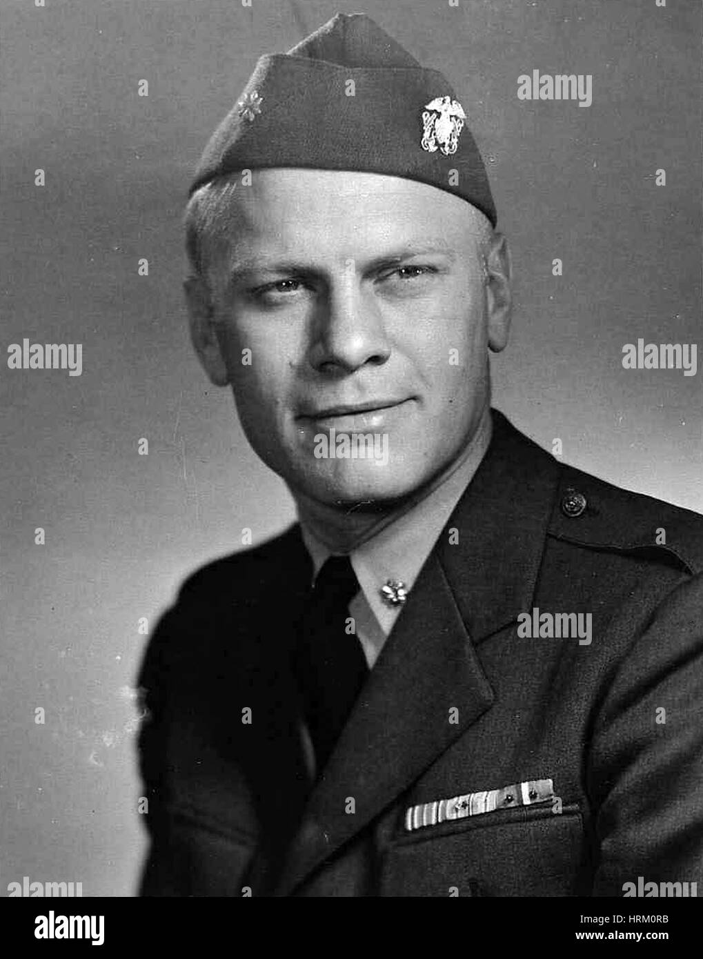 GERALD FORD (1913-2006) in naval uniform in 1945 Stock Photo - Alamy