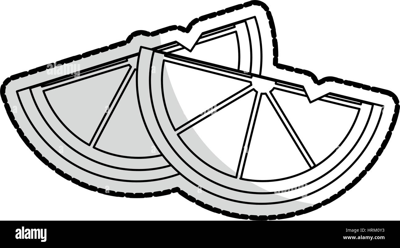 Lime wedge Stock Vector Images - Alamy