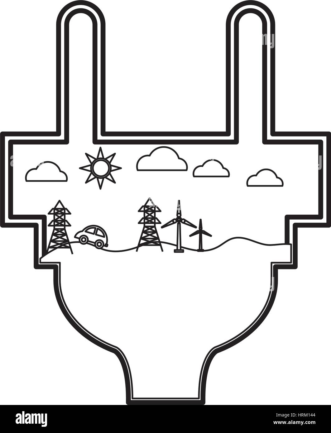 Green energy ecology Stock Vector Image & Art - Alamy