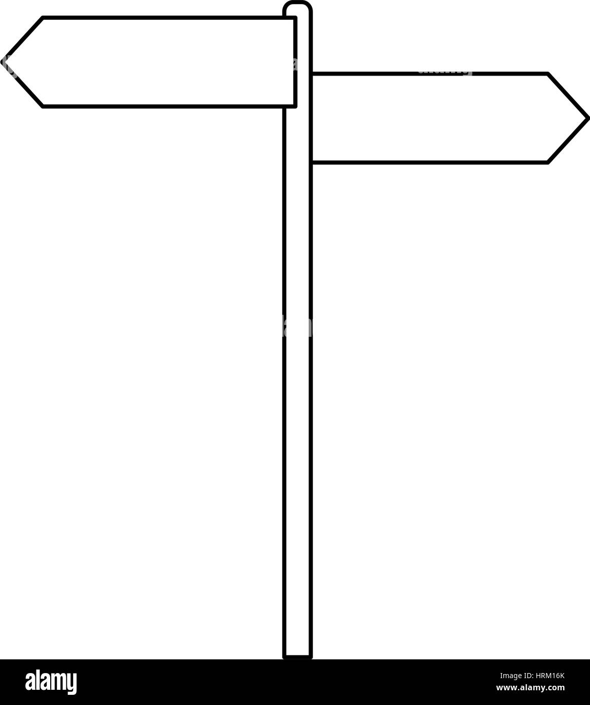 blank road sign icon image Stock Vector Image & Art - Alamy