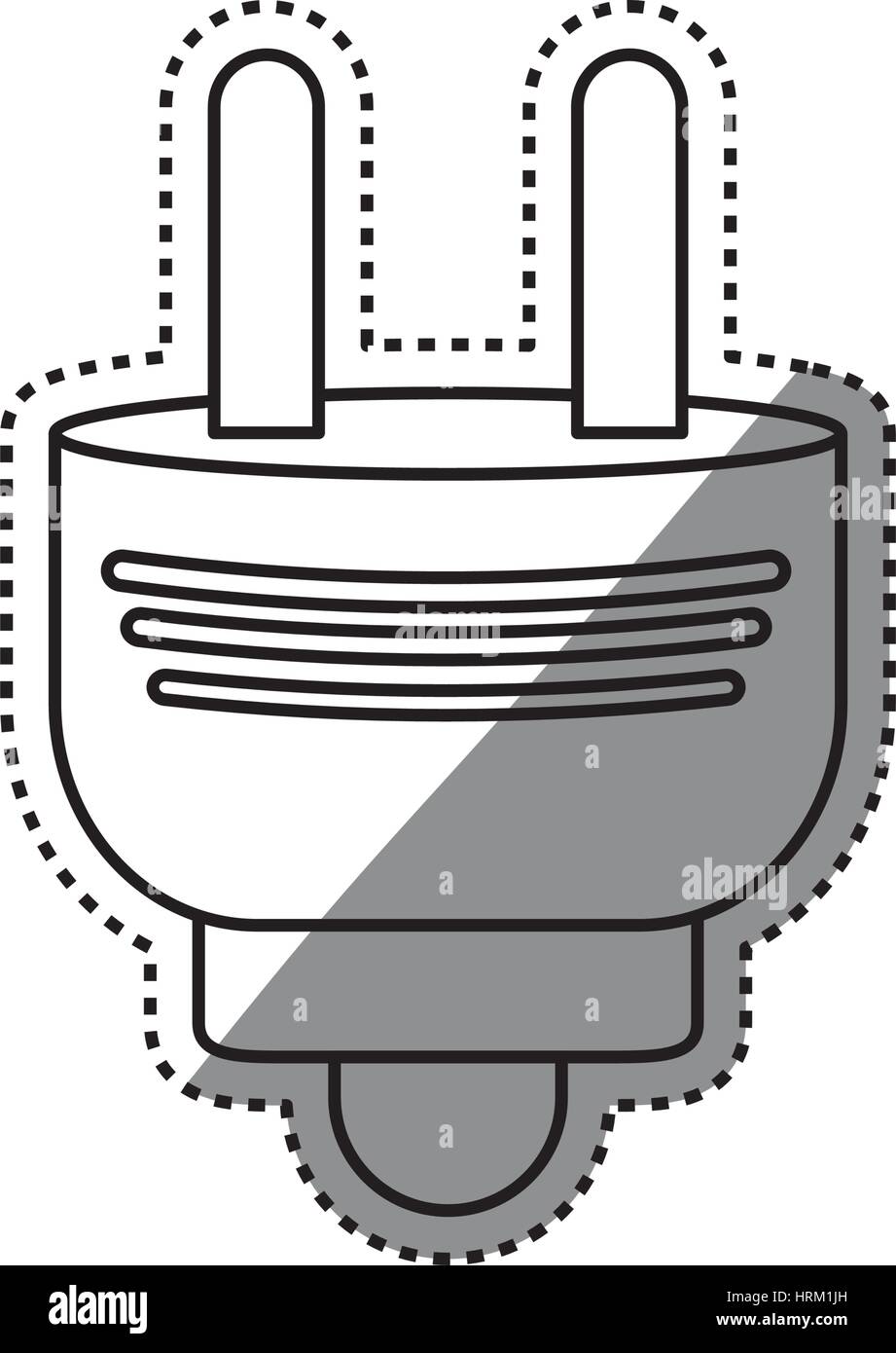 Electric plug isolated Stock Vector Image & Art - Alamy