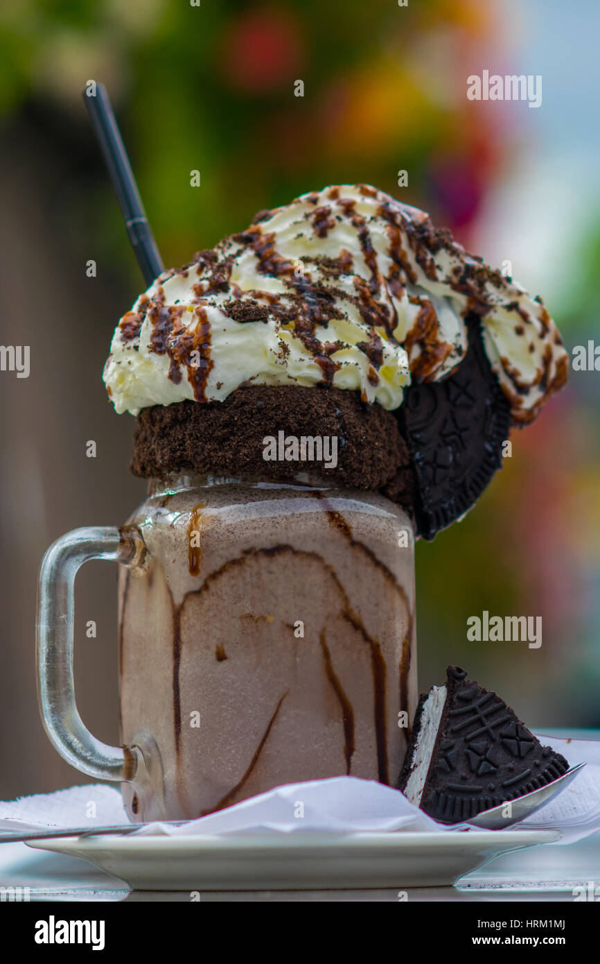 A Very Tasty Looking Milkshake Stock Photo - Alamy