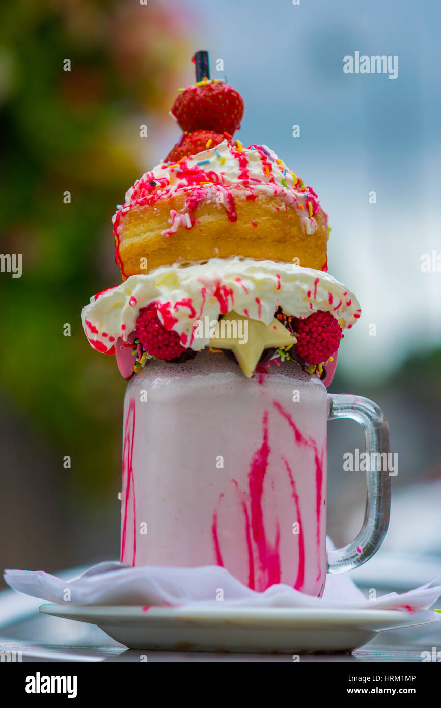A Very Tasty Looking Milkshake Stock Photo - Alamy