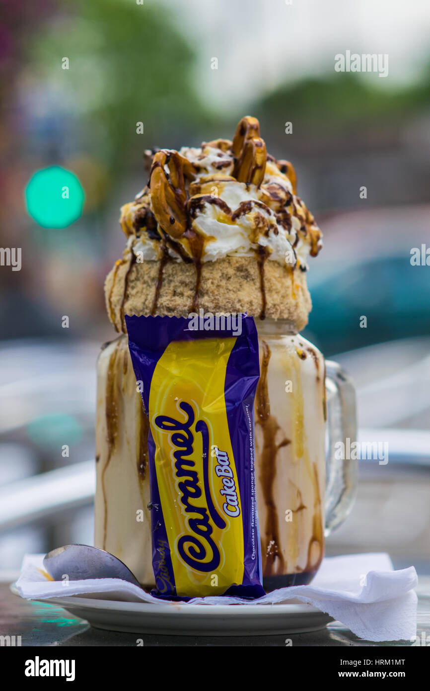 A Very Tasty Looking Milkshake Stock Photo - Alamy