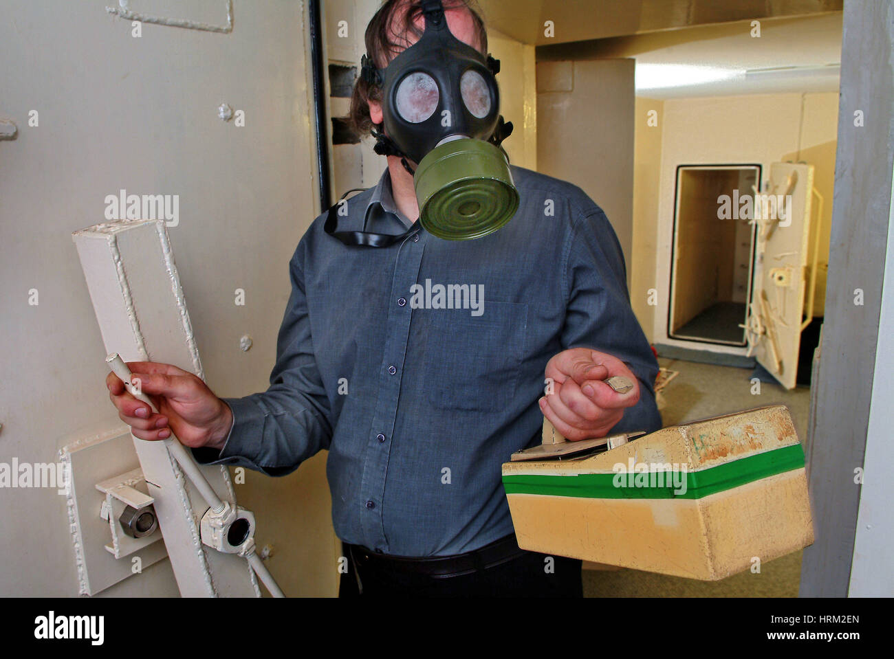Mike Thomas and his house at Hillhead nr.Kingswear, Devon which has a ...