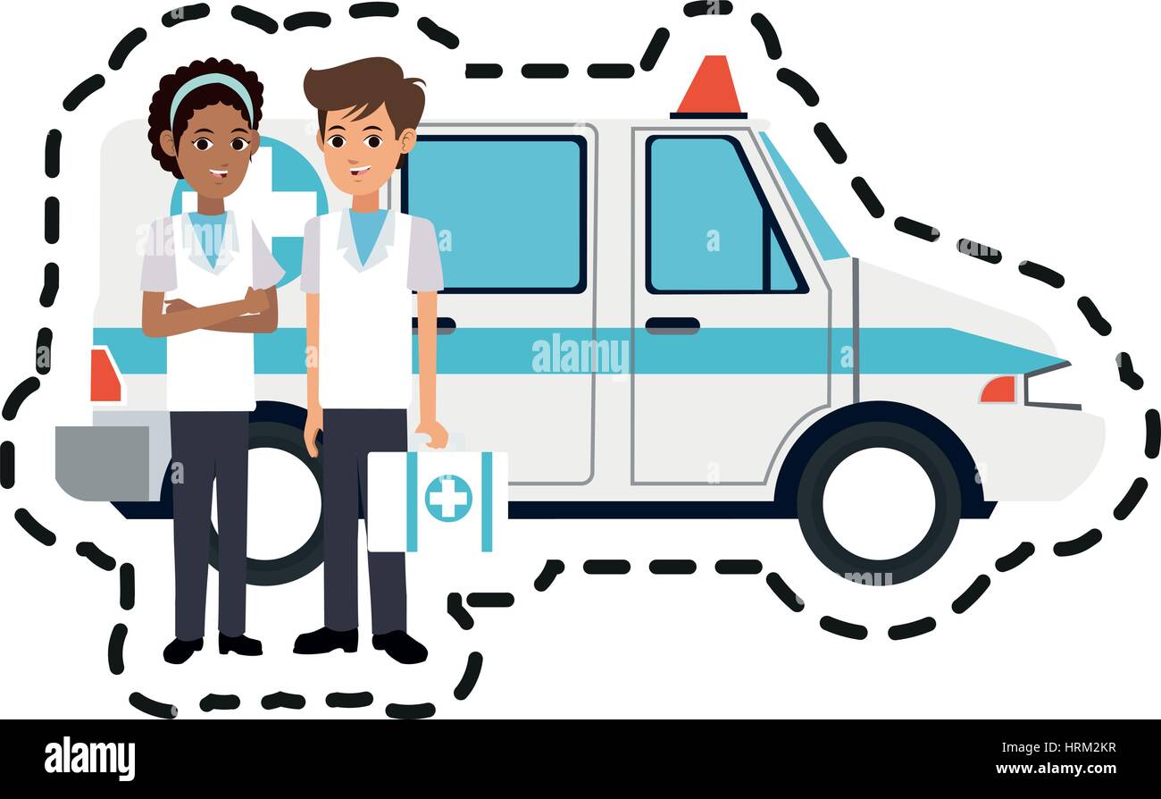 Paramedic icon Stock Vector Images - Alamy