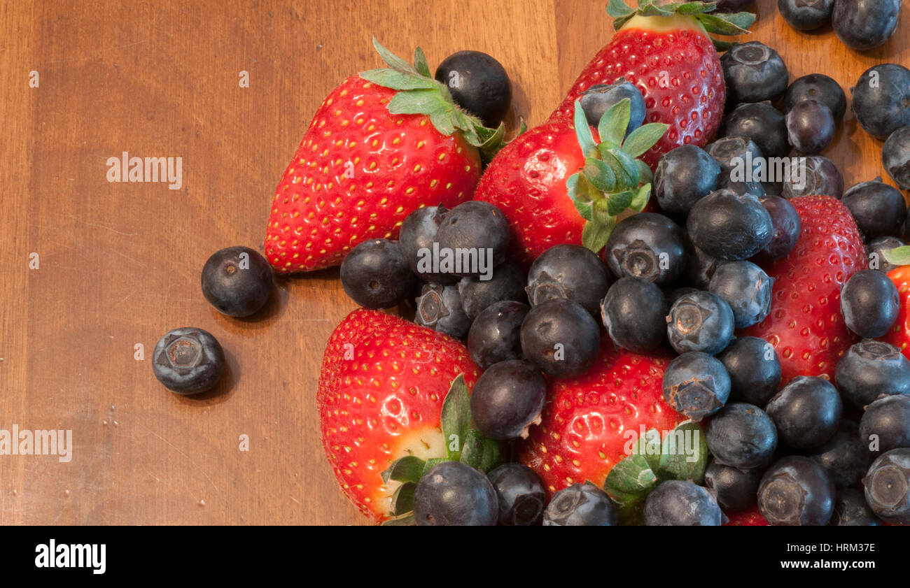 beautiful colored and tasty berries Stock Photo - Alamy