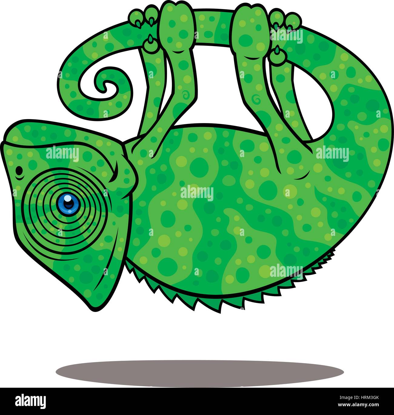 Lizard hanging by tail Stock Vector Images - Alamy