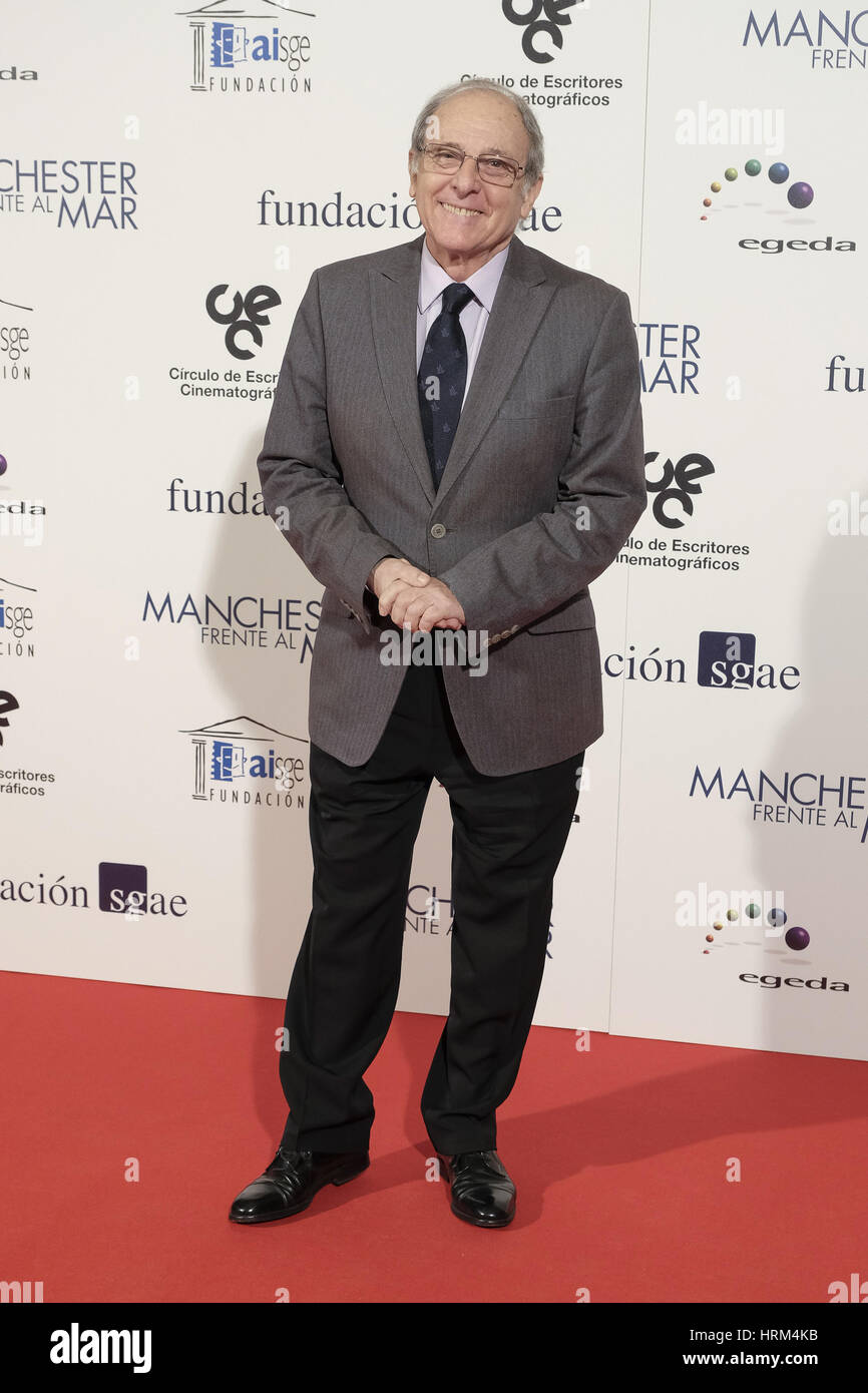 The actor Emilio Gutierrez Caba attends the delivery of the CEC medals ...