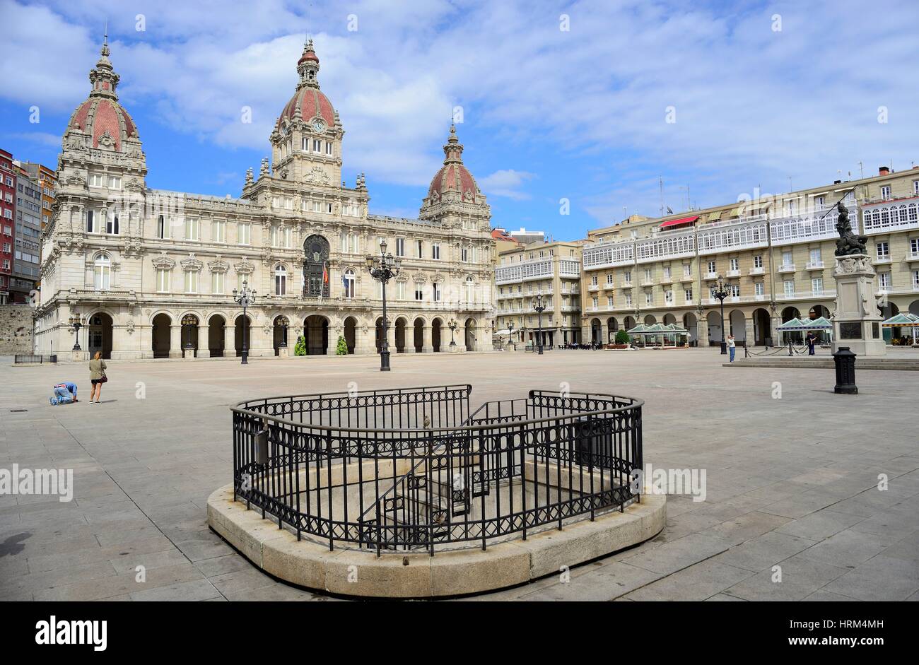 City hall in maria pita square hi-res stock photography and images - Alamy