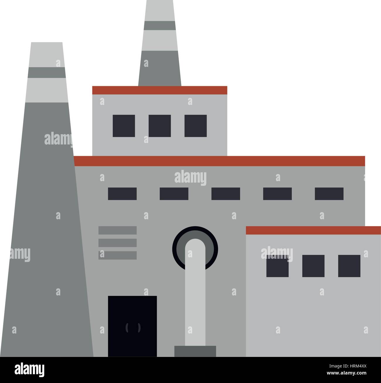 Overhead factory Stock Vector Images - Alamy