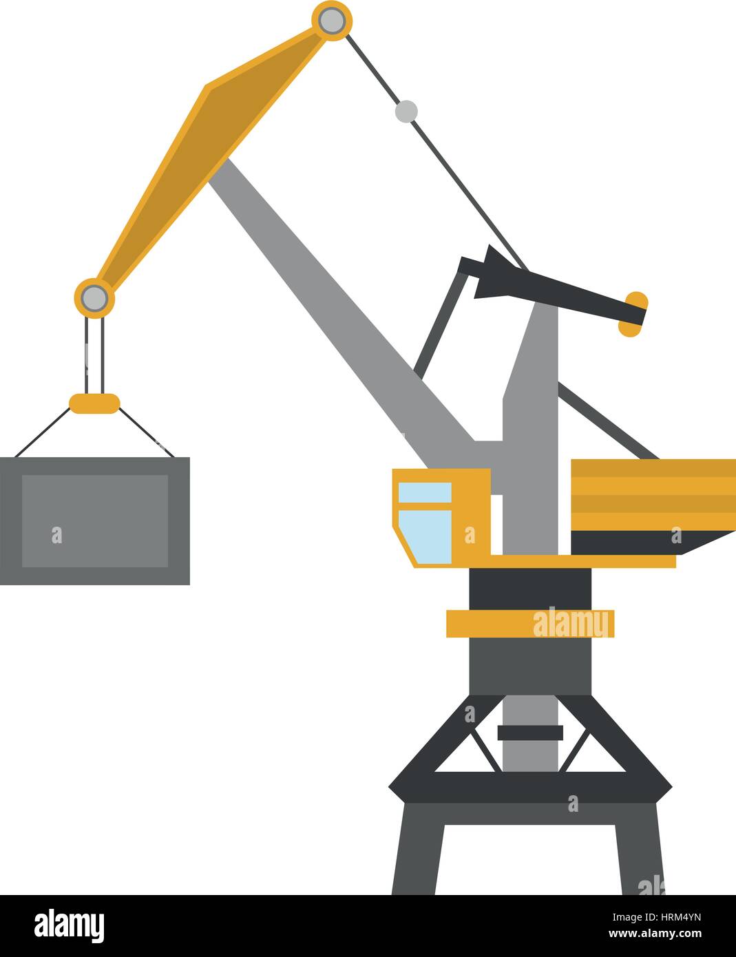 Overhead crane vector hi-res stock photography and images - Alamy