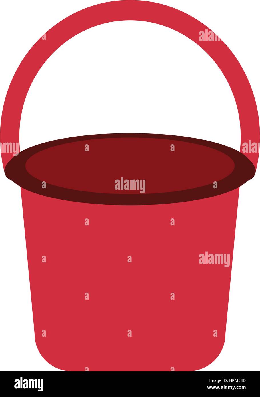 red bucket icon Stock Vector Image & Art - Alamy