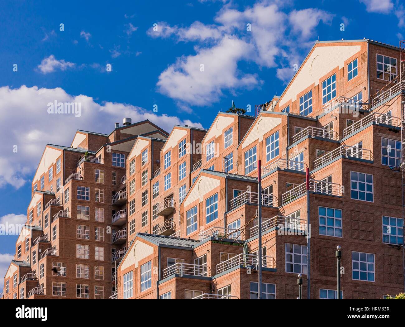 USA, Maryland, Baltimore. Typical Apartments building Stock Photo - Alamy