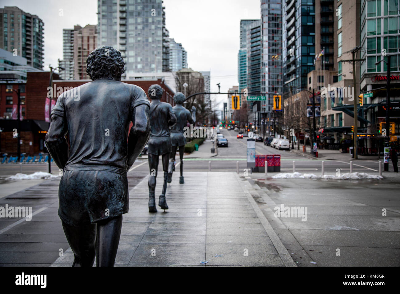 Terry Fox monument at BC Place, Vancouver, British Columbia, Canada ...