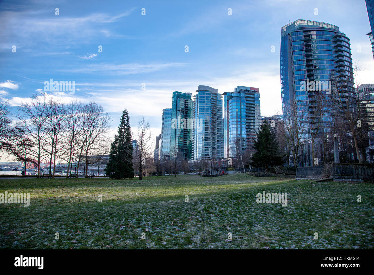 Condo towers in vancouver Stock Photo - Alamy