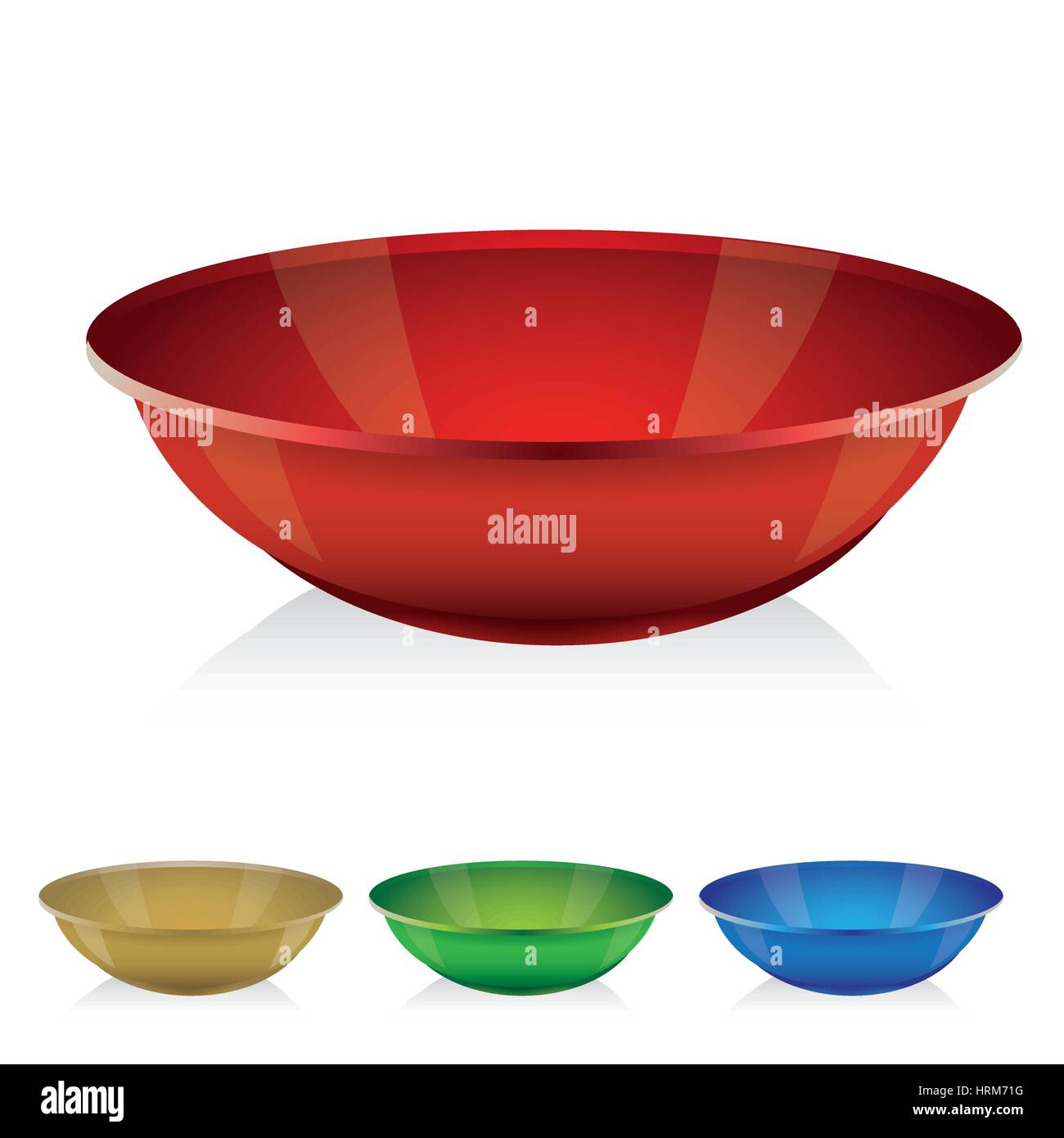 Bowl vector set Stock Vector Image & Art - Alamy