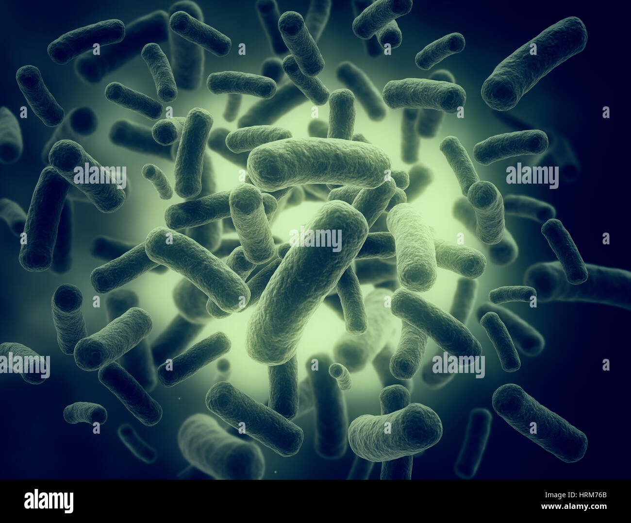 Bacteria high resolution detailed 3d render Stock Photo - Alamy