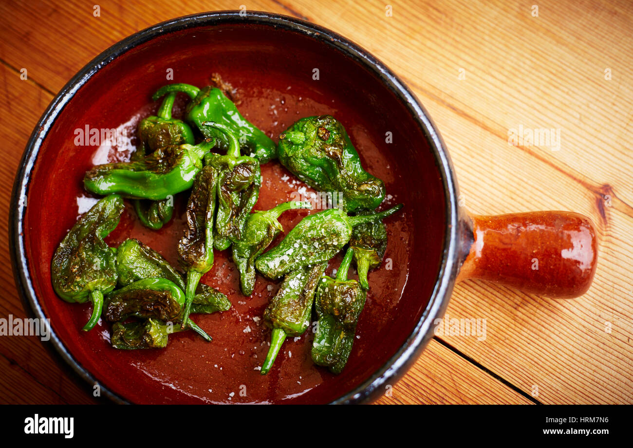 Fried Spanish padron peppers, Famous for being a bit like Russian ...