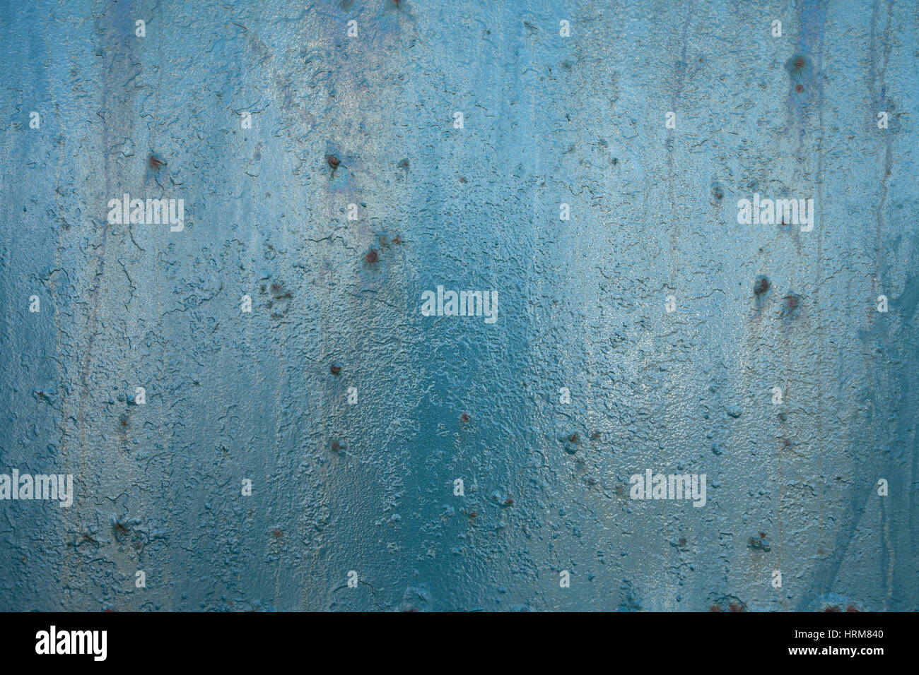 Painted blue and rusted metal background Stock Photo - Alamy