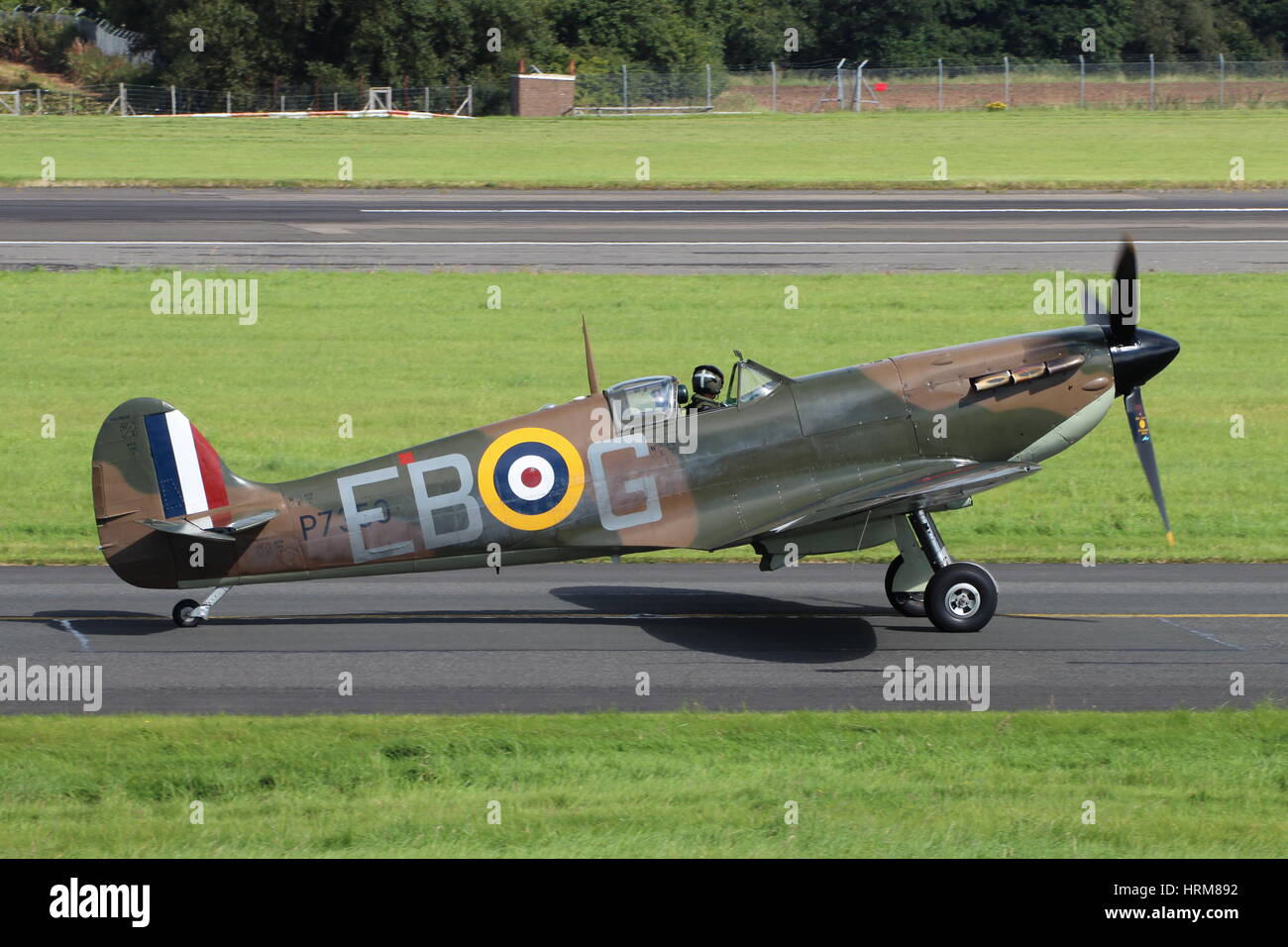 P7350, a Supermarine Spitfire IIa operated by the Battle of Britain ...