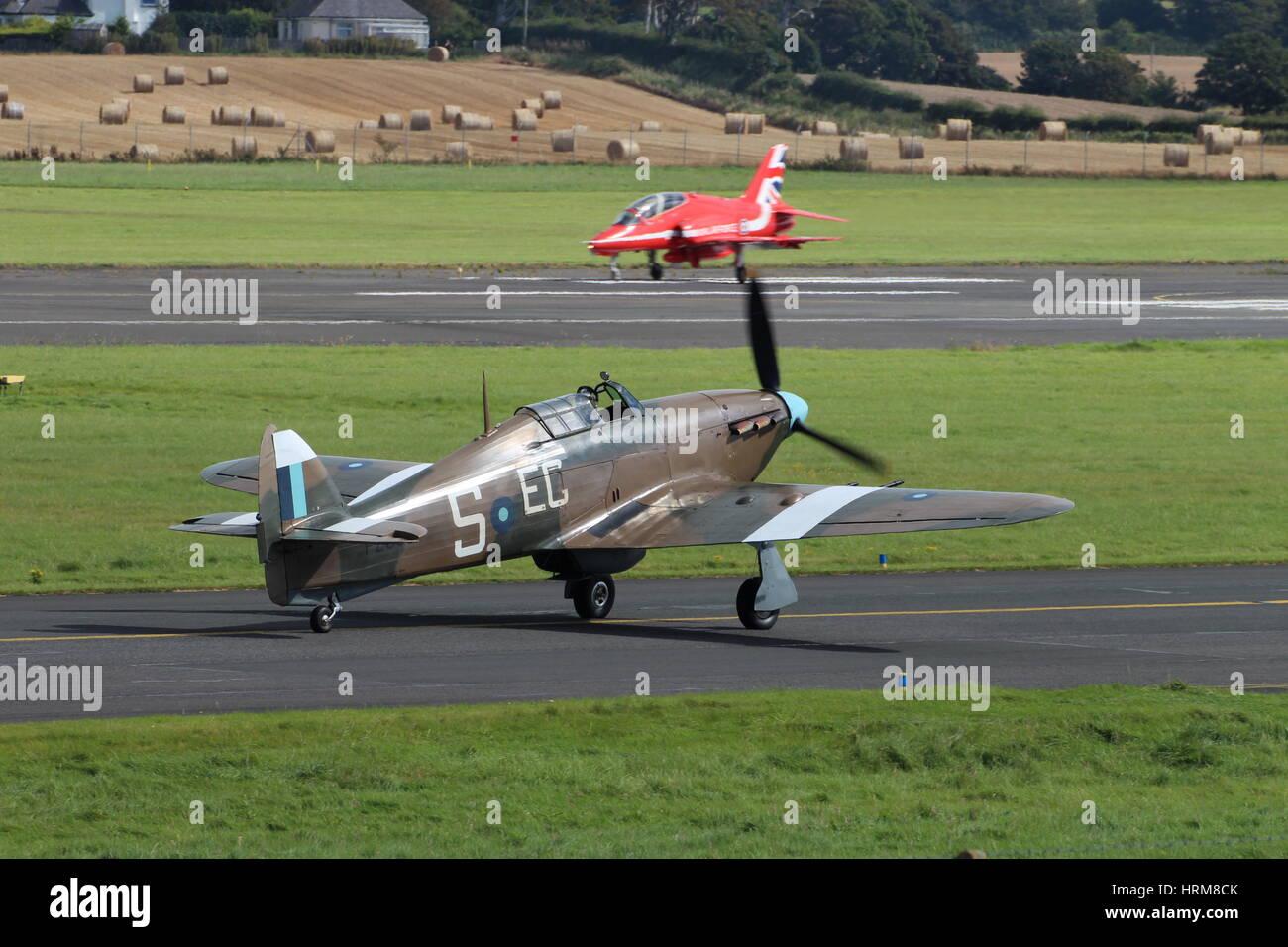PZ865, a Hawker Hurricane IIc operated by the Battle of Britain ...
