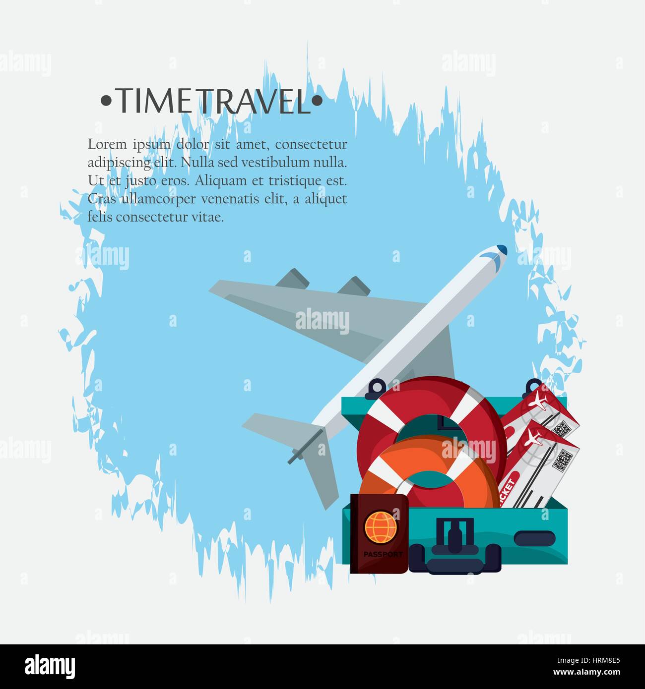 time travel poster promotion vacation Stock Vector Image & Art - Alamy