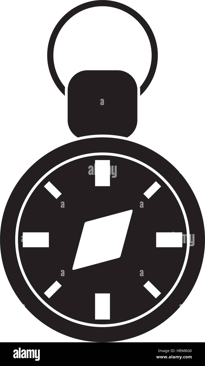 compass travel gps navigation pictogram Stock Vector Image & Art - Alamy