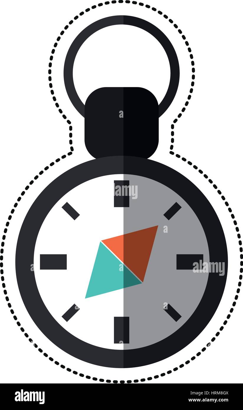 Cartoon compass travel gps hi-res stock photography and images - Alamy