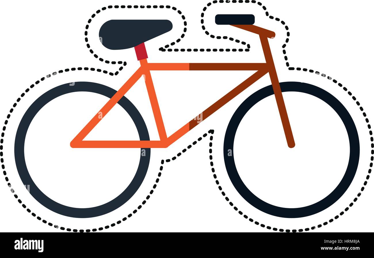 Cartoon bicycle recreation transport Stock Vector Images - Alamy