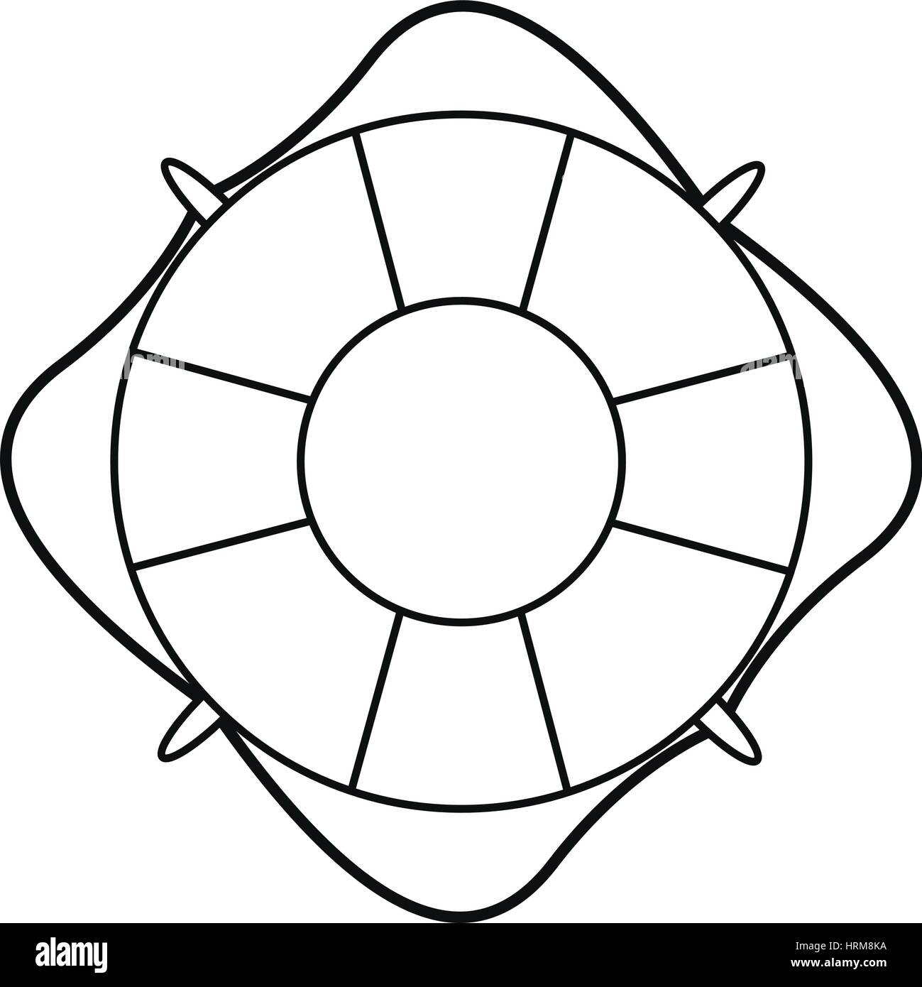 Sea buoy icon outline Stock Vector Images - Alamy