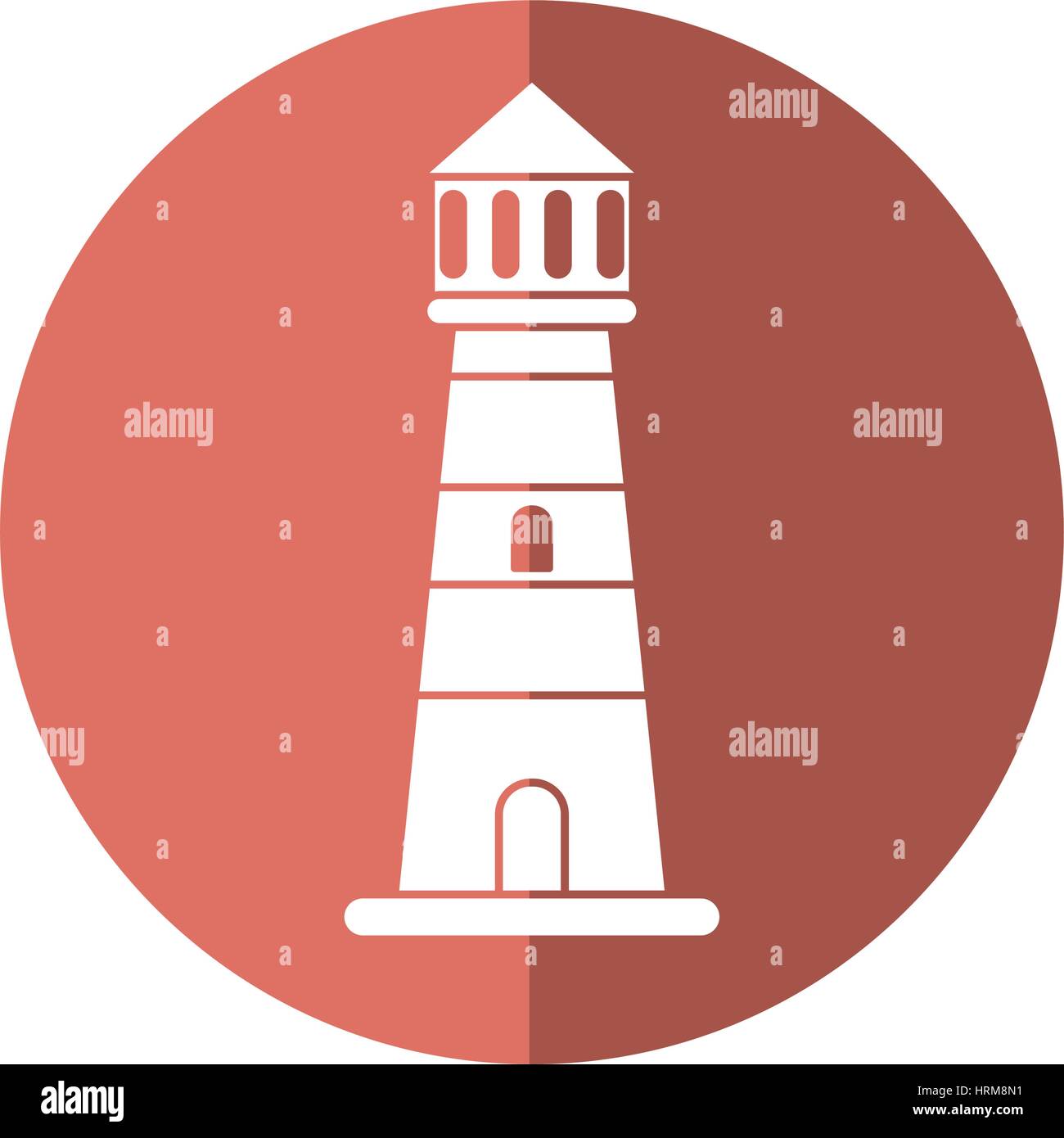 lighthouse guide sea shadow Stock Vector Image & Art - Alamy