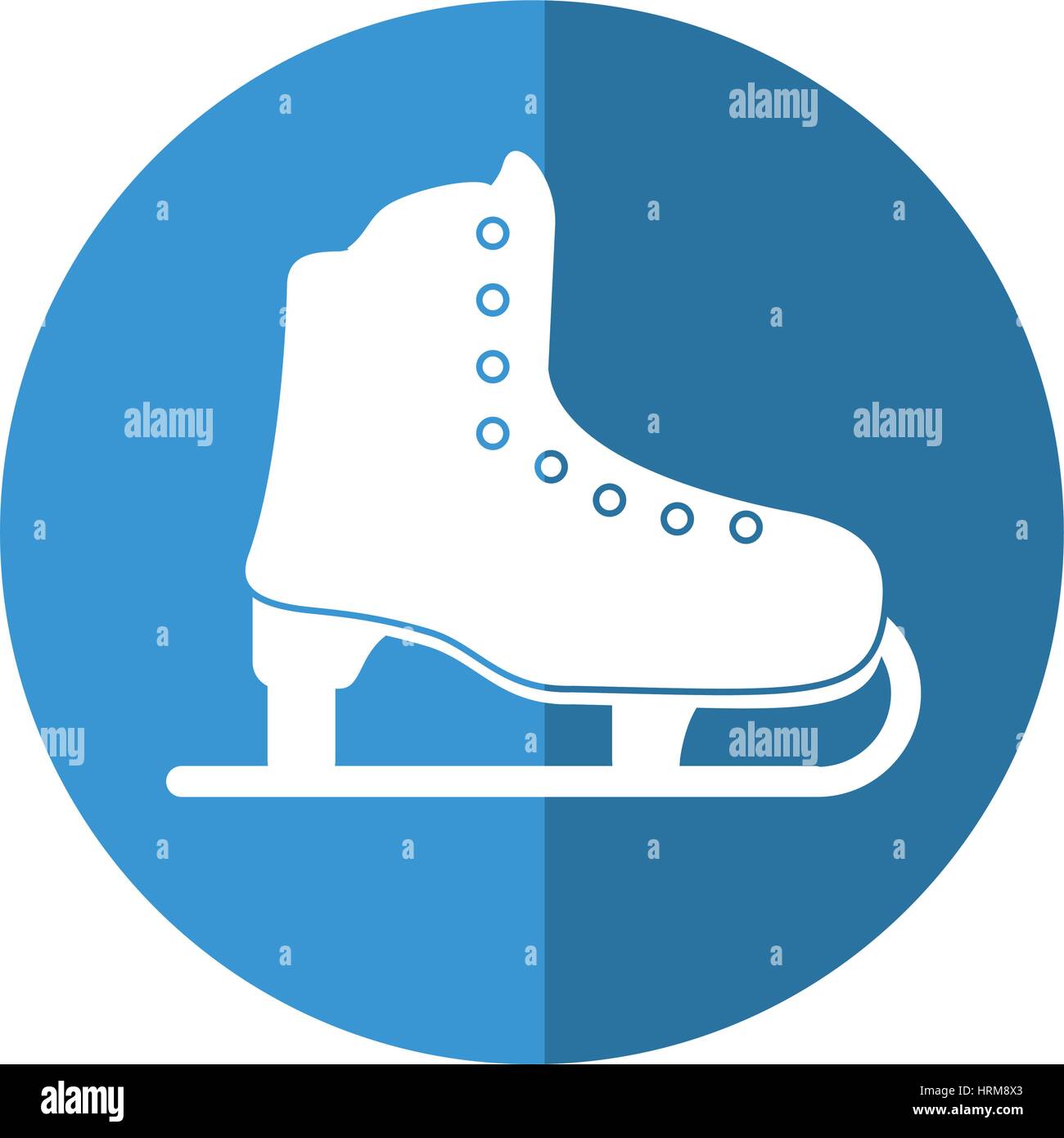 ice skate sport leisure shadow Stock Vector Image & Art - Alamy